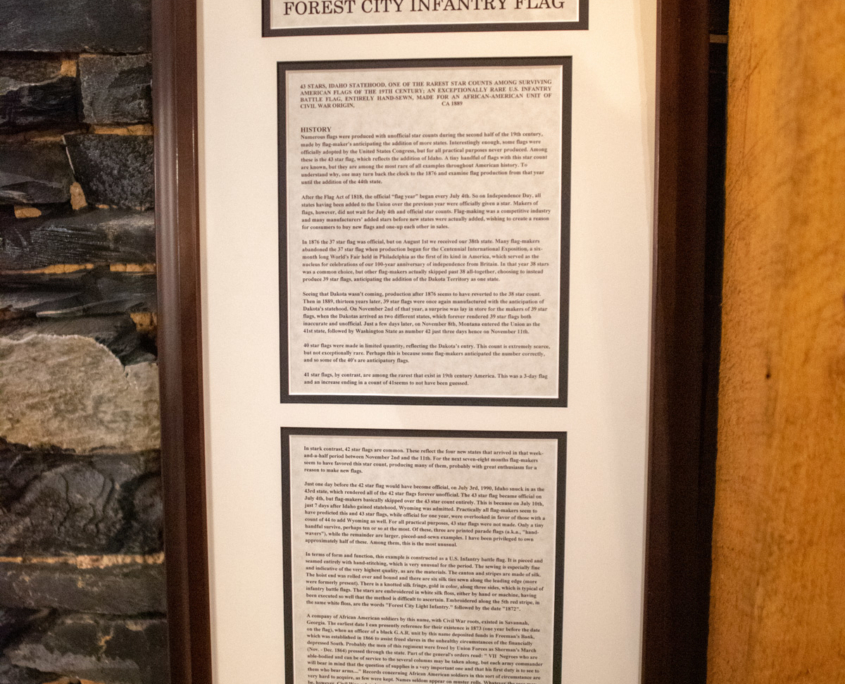 Forest City Light Infantry 1872 Flag Archives - Rockmart Slate House